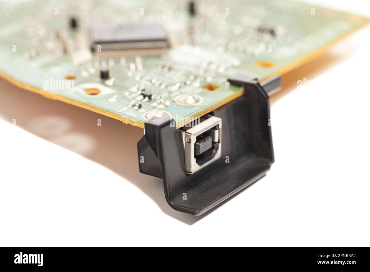 Motherboard from a laser printer Stock Photo - Alamy