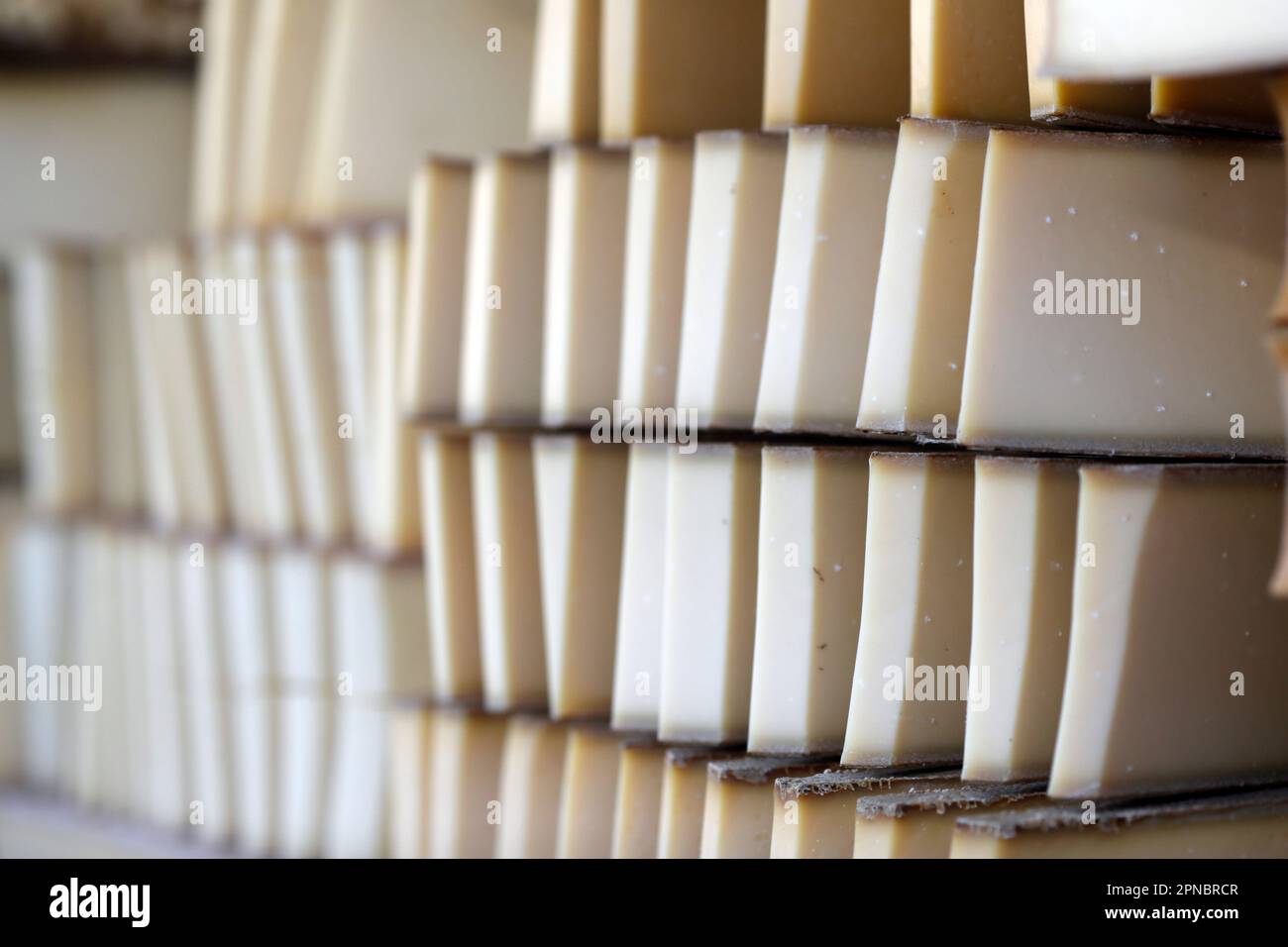 Traditional French cheese, Beaufort de Savoie. Mountain cheese for sale ...