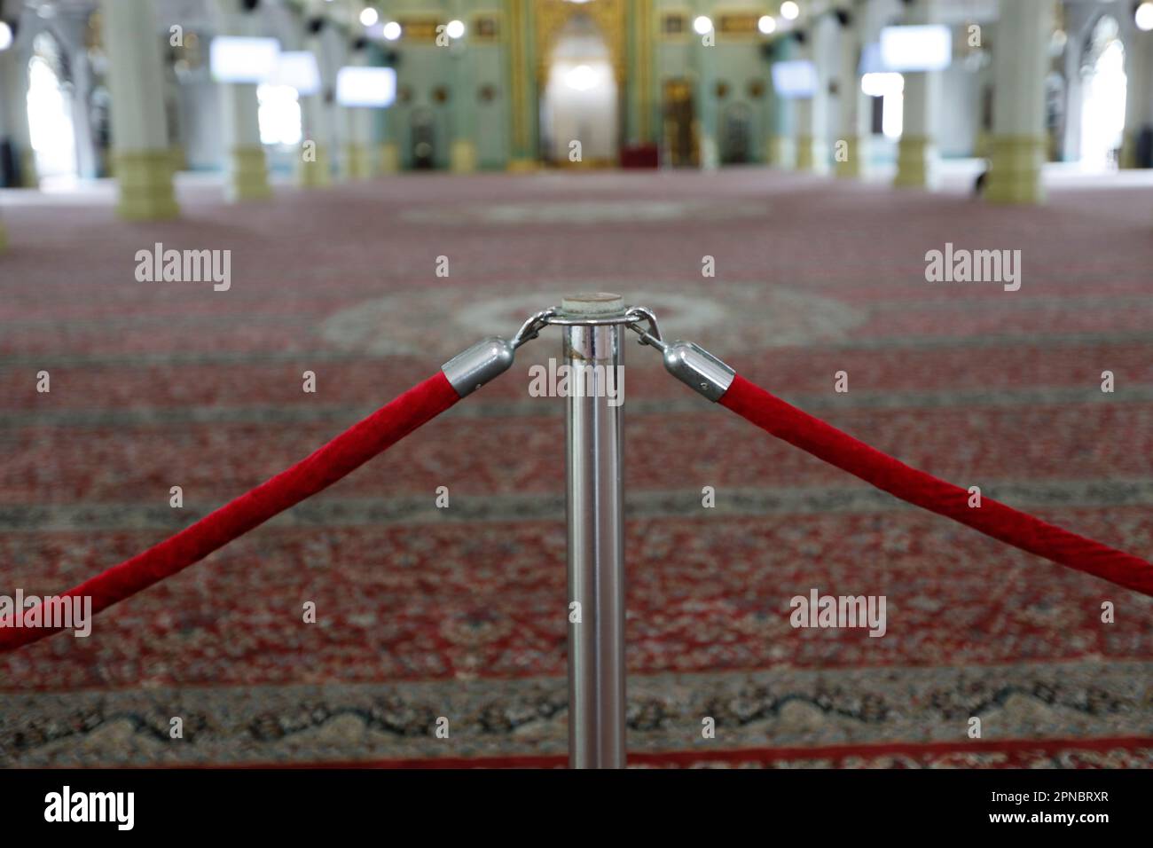 The Sultan Mosque, or Masjid Sultan. The Prayer Hall. Singapore Stock ...