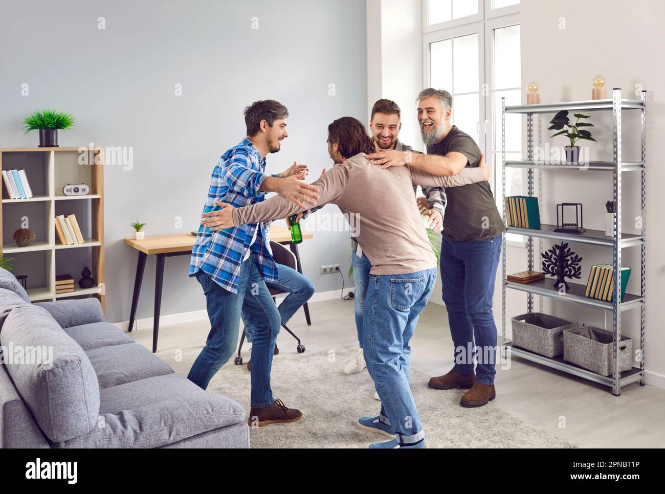 Best friends male only adult hi-res stock photography and images - Alamy