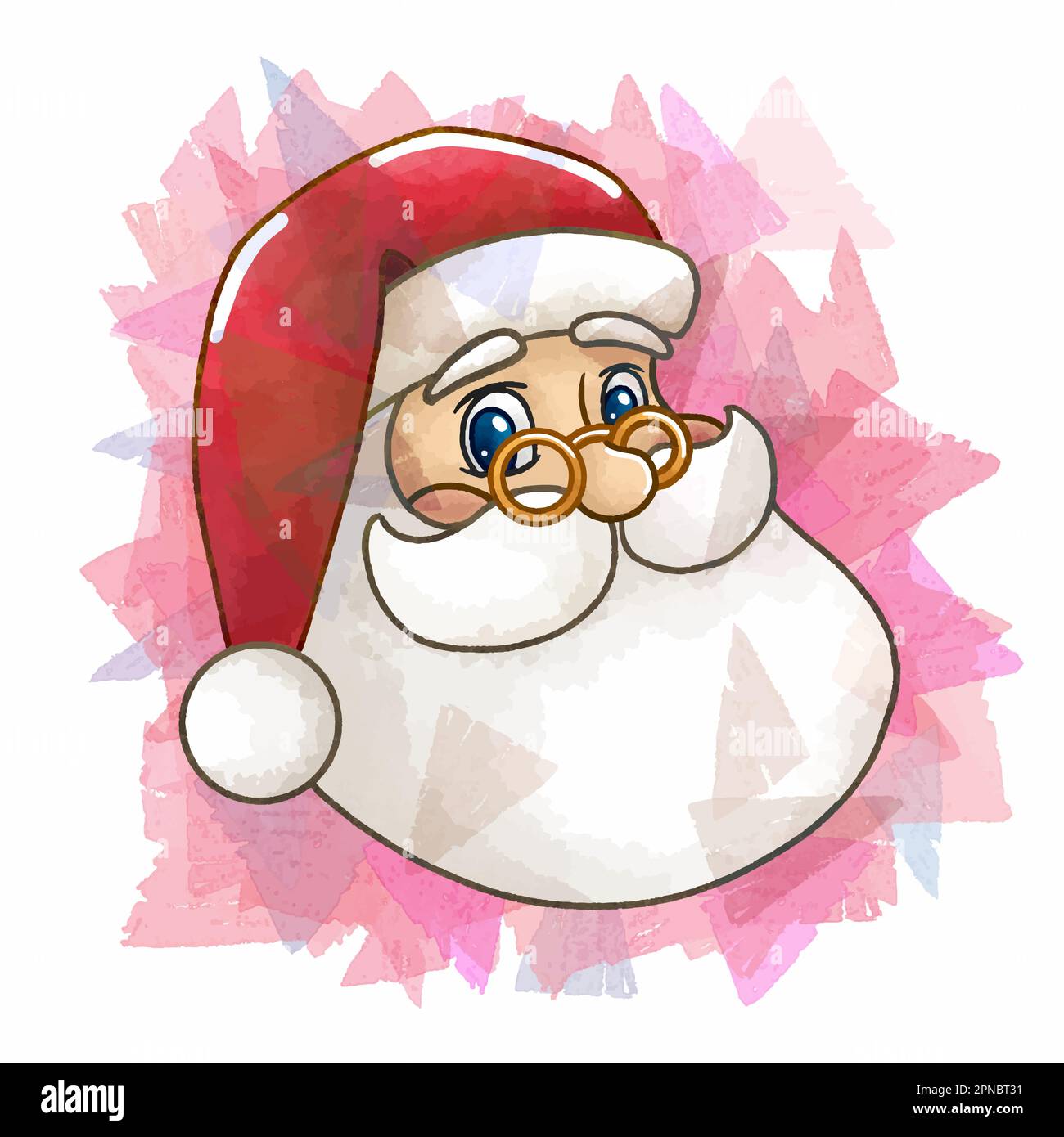 Winking Santa Clipart Borders
