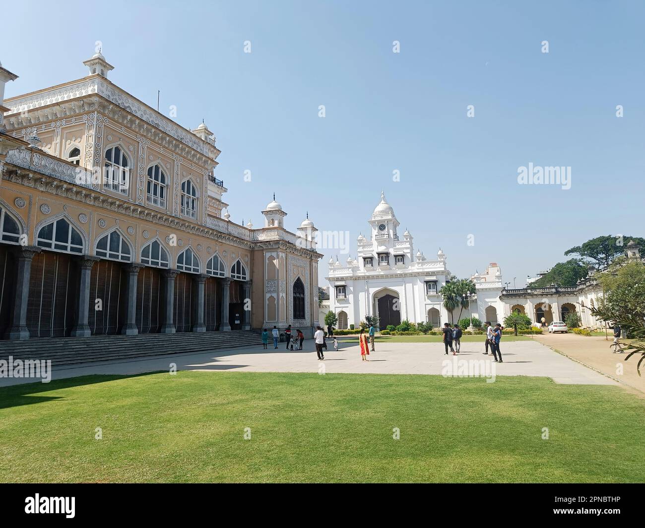 Chowmahalla Palace in Hyderabad, India, showcases a stunning example of ...