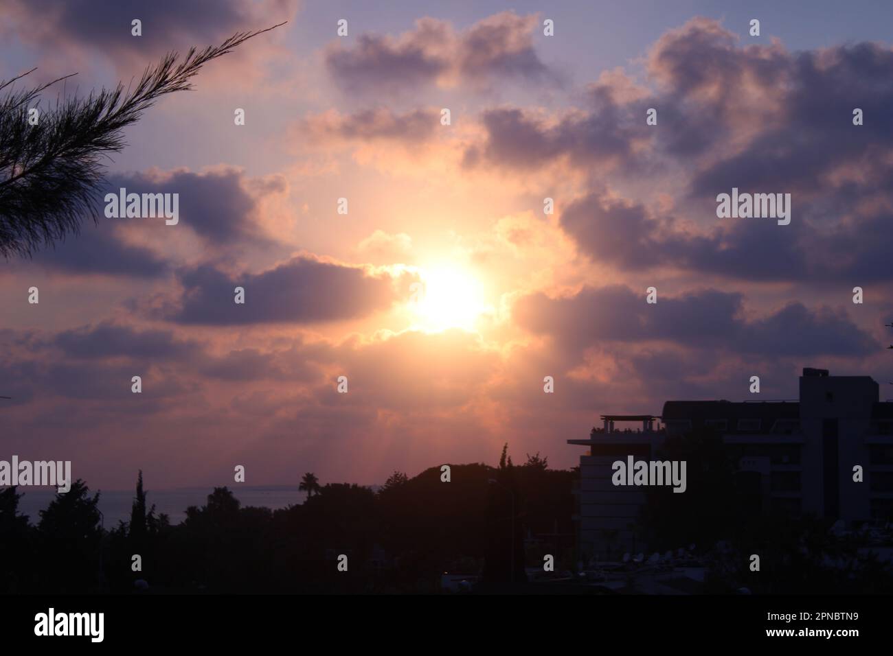 Sunset in Turkey Stock Photo - Alamy