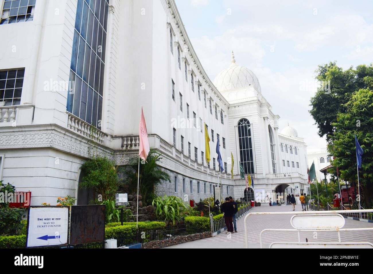 The Front Gate of the Salar Jung Museum in Hyderabad, India, one of the ...