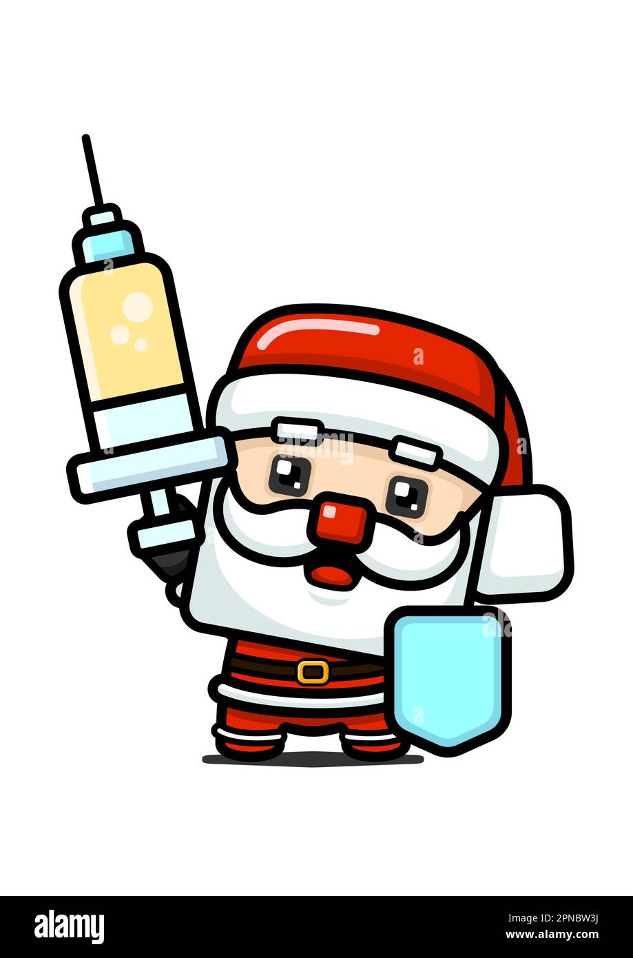 Holding syringe Stock Vector Images - Alamy