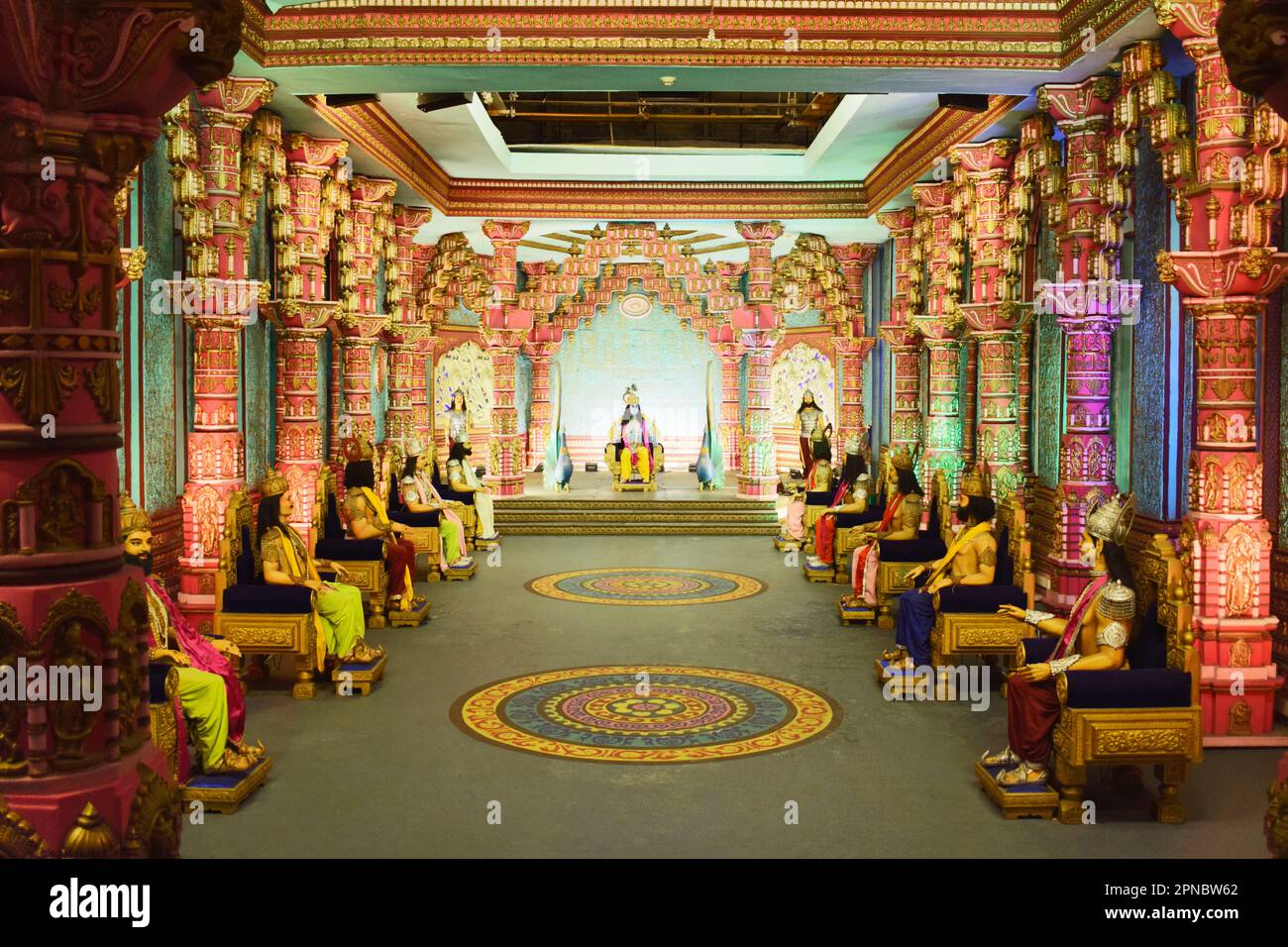 The Set of Dwarkadhish at Ramoji Film City in Hyderabad, India, is an ...