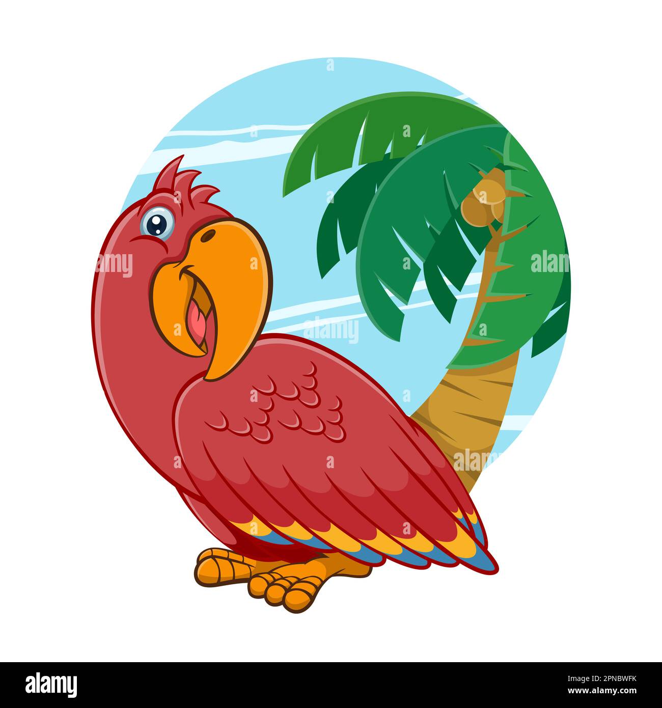 Amazon parrot bird Stock Vector Images - Alamy
