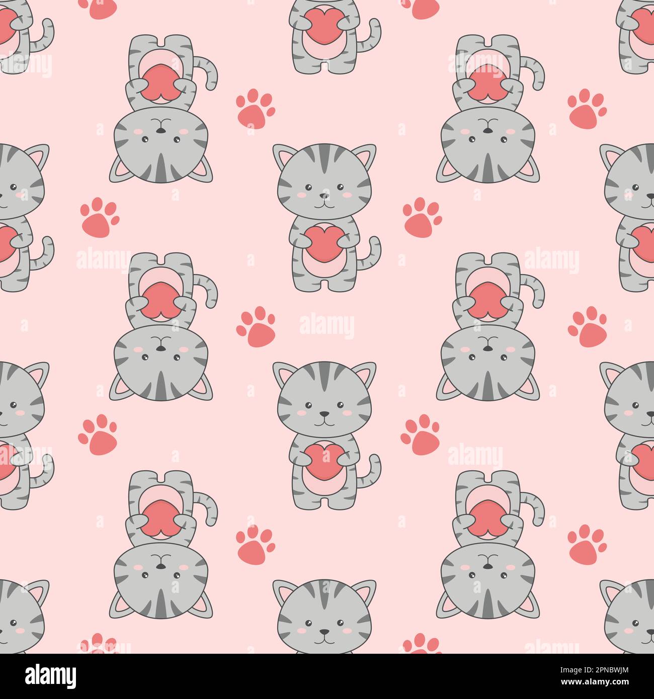 Cat heart toy Stock Vector Images - Alamy