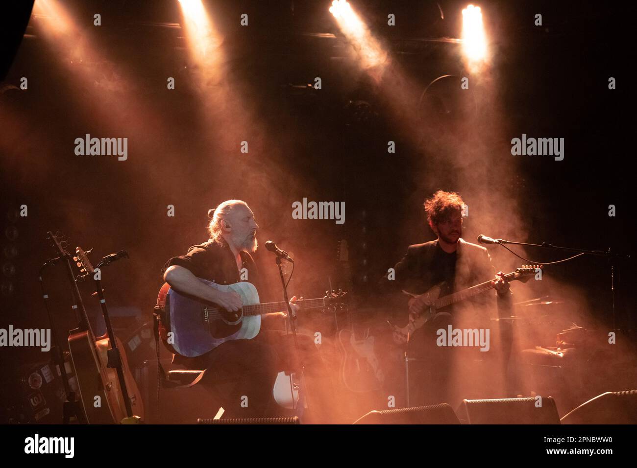 The British musician Fink (Fin Greenall) during the concert "Solo ...