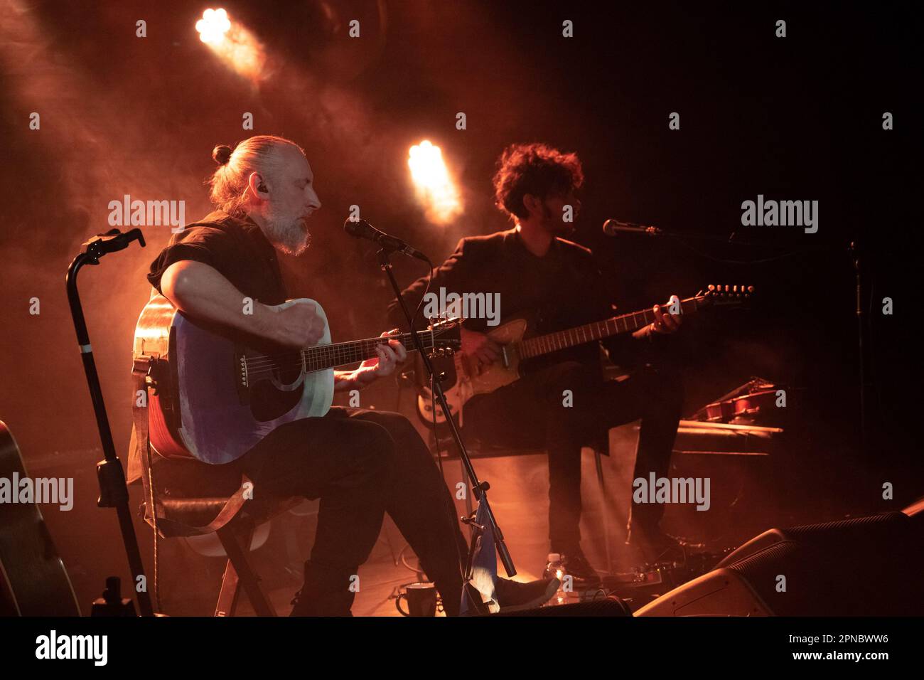 The British musician Fink (Fin Greenall) during the concert "Solo ...