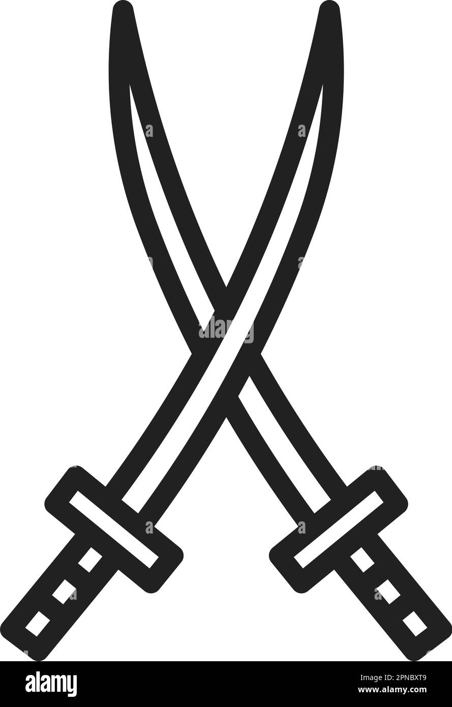 Katana icon vector image. Suitable for mobile apps, web apps and print media Stock Vector Image ...