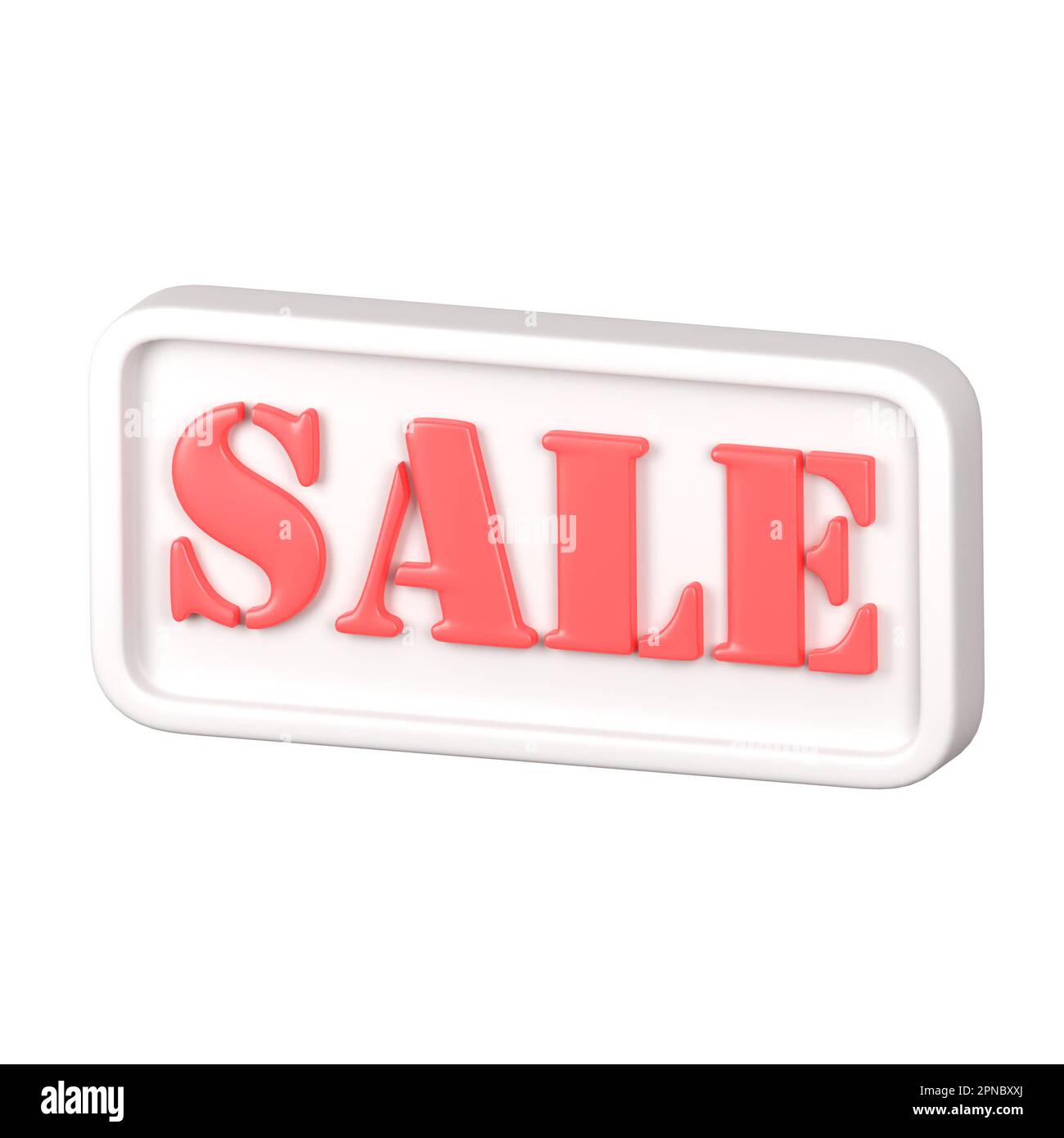 3D Render Of Table With Word Sale. Advertising Marketing For Promotion ...