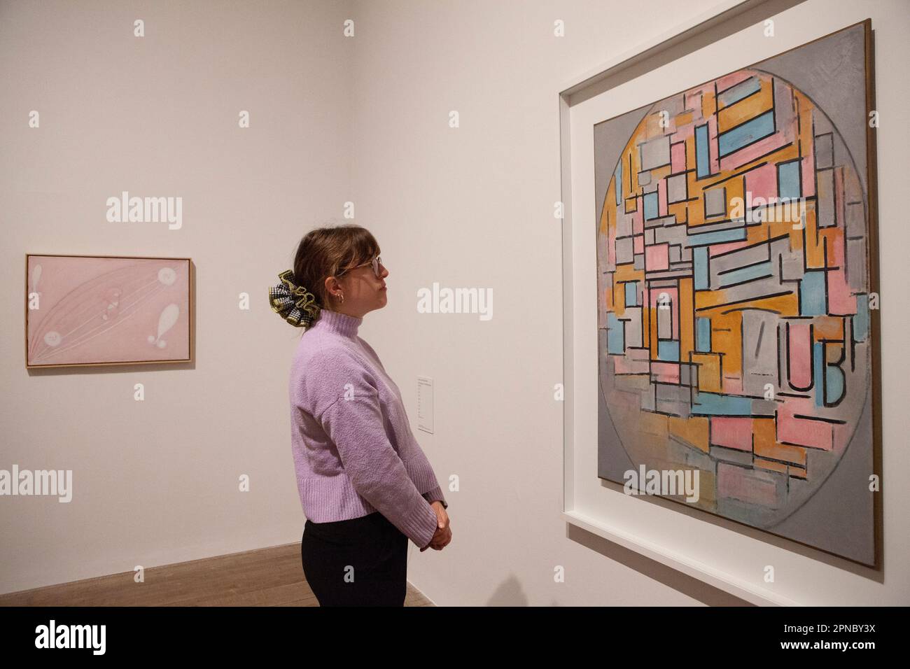 London, UK. 18th Apr, 2023. Tate Modern presents an exhibition of Hilma ...