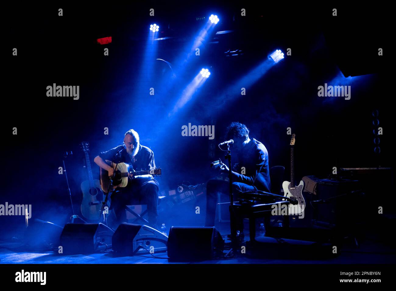 The British musician Fink (Fin Greenall) during the concert "Solo ...