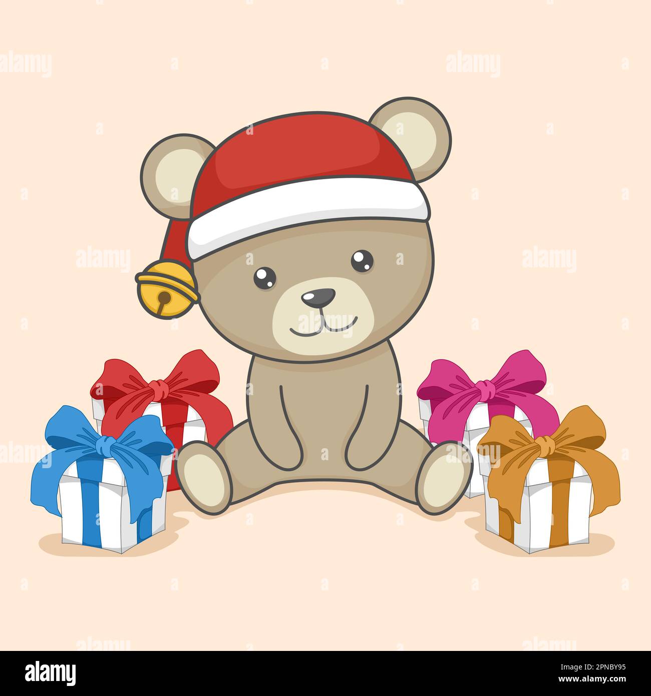 Mascot gift box Stock Vector Images - Alamy