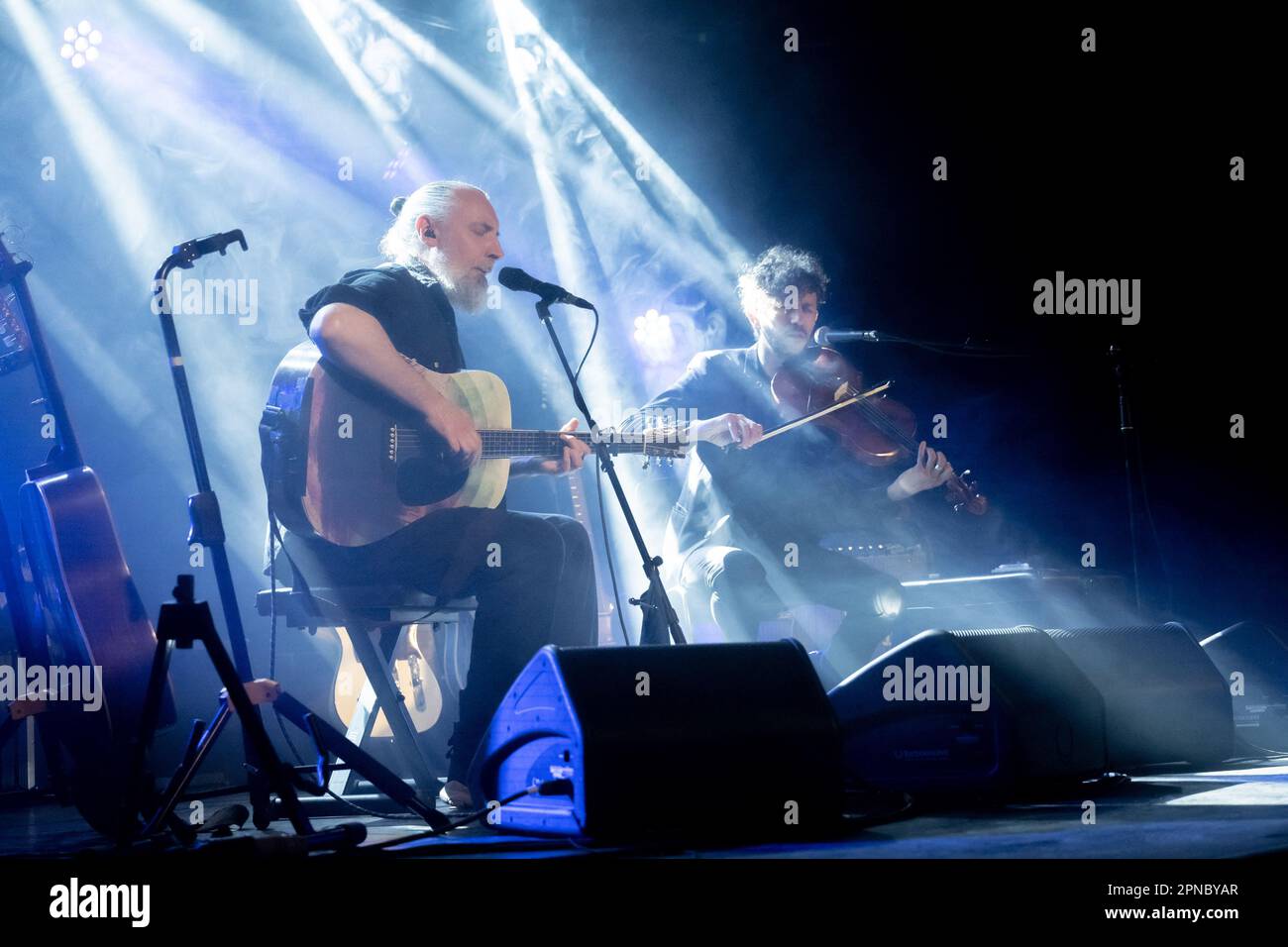 The British musician Fink (Fin Greenall) during the concert "Solo ...