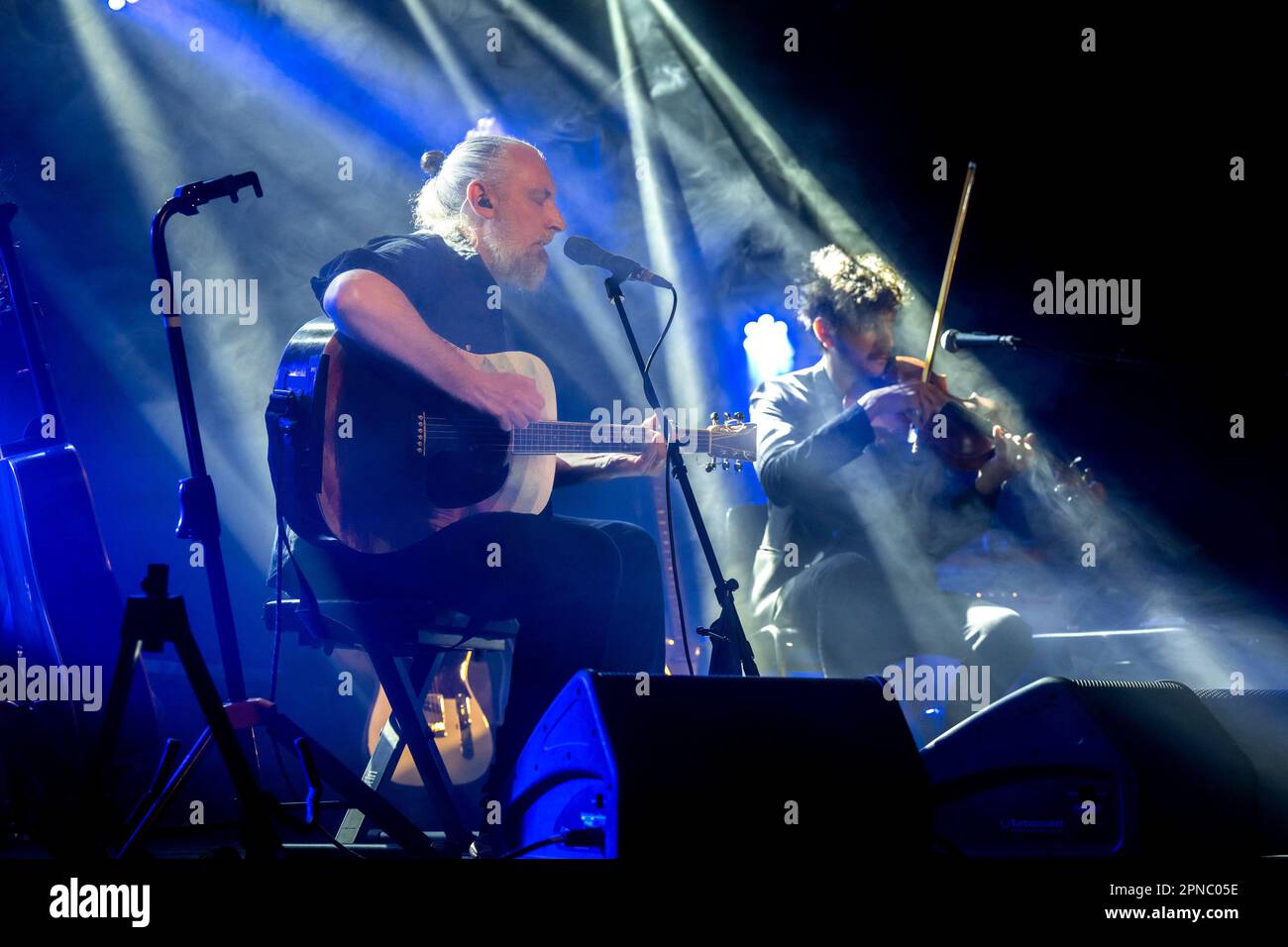 The British musician Fink (Fin Greenall) during the concert "Solo ...