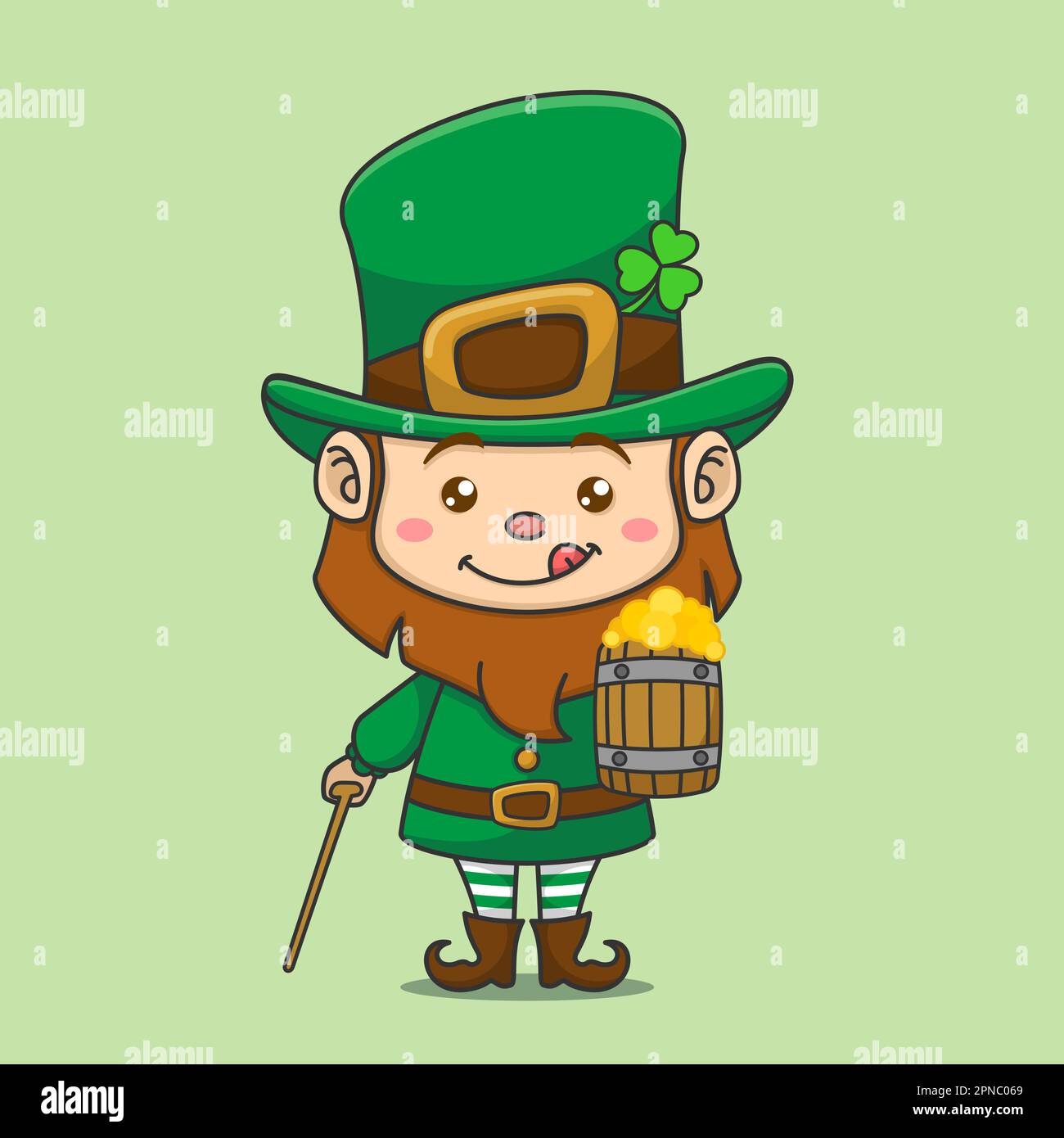 Cute leprechaun hi-res stock photography and images - Alamy