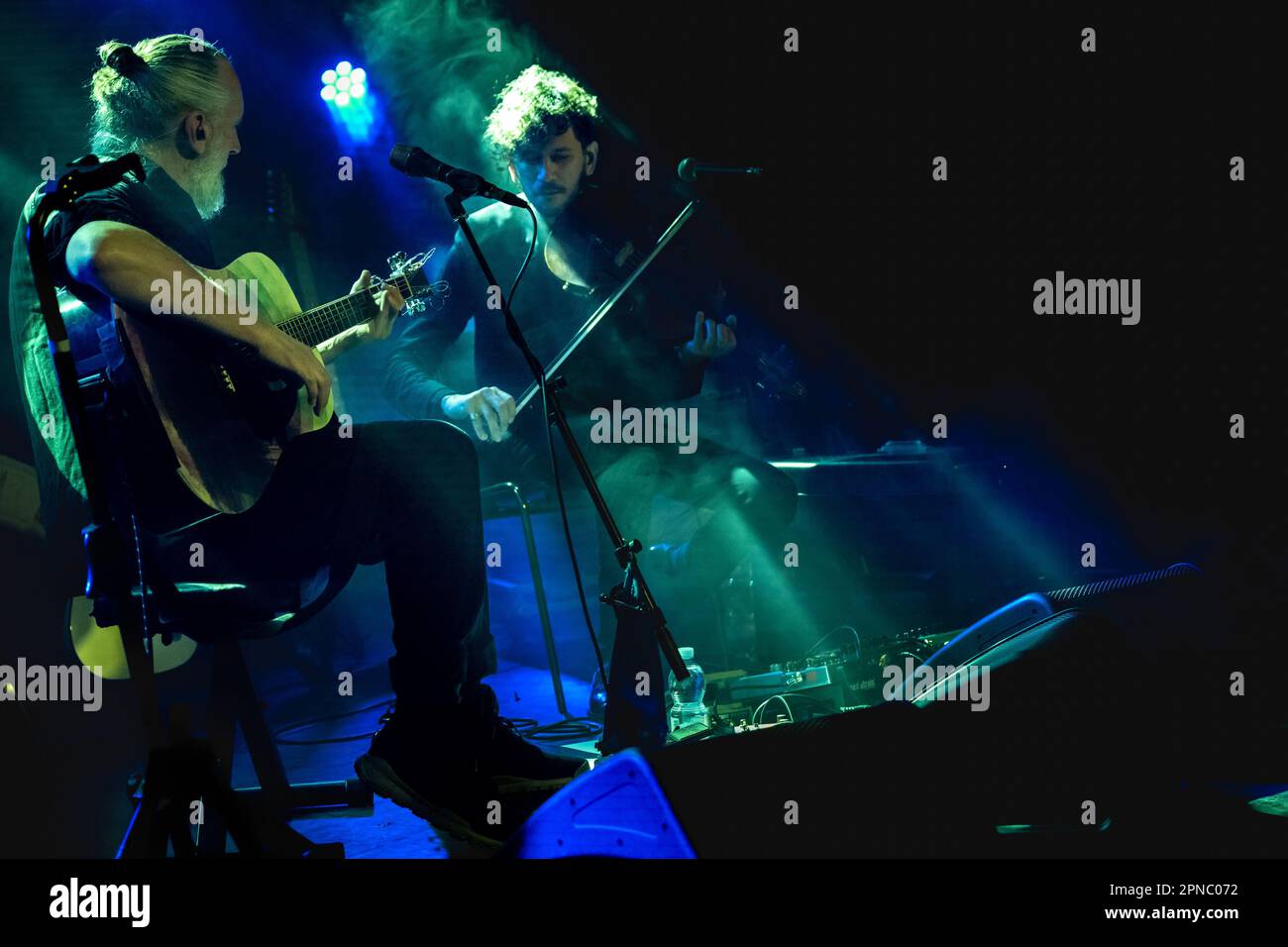 The British musician Fink (Fin Greenall) during the concert "Solo ...