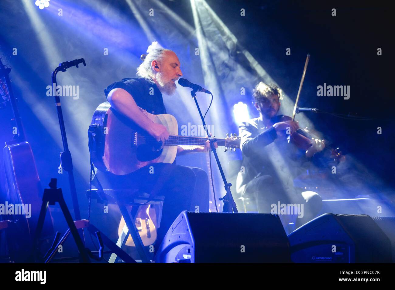 The British musician Fink (Fin Greenall) during the concert "Solo ...