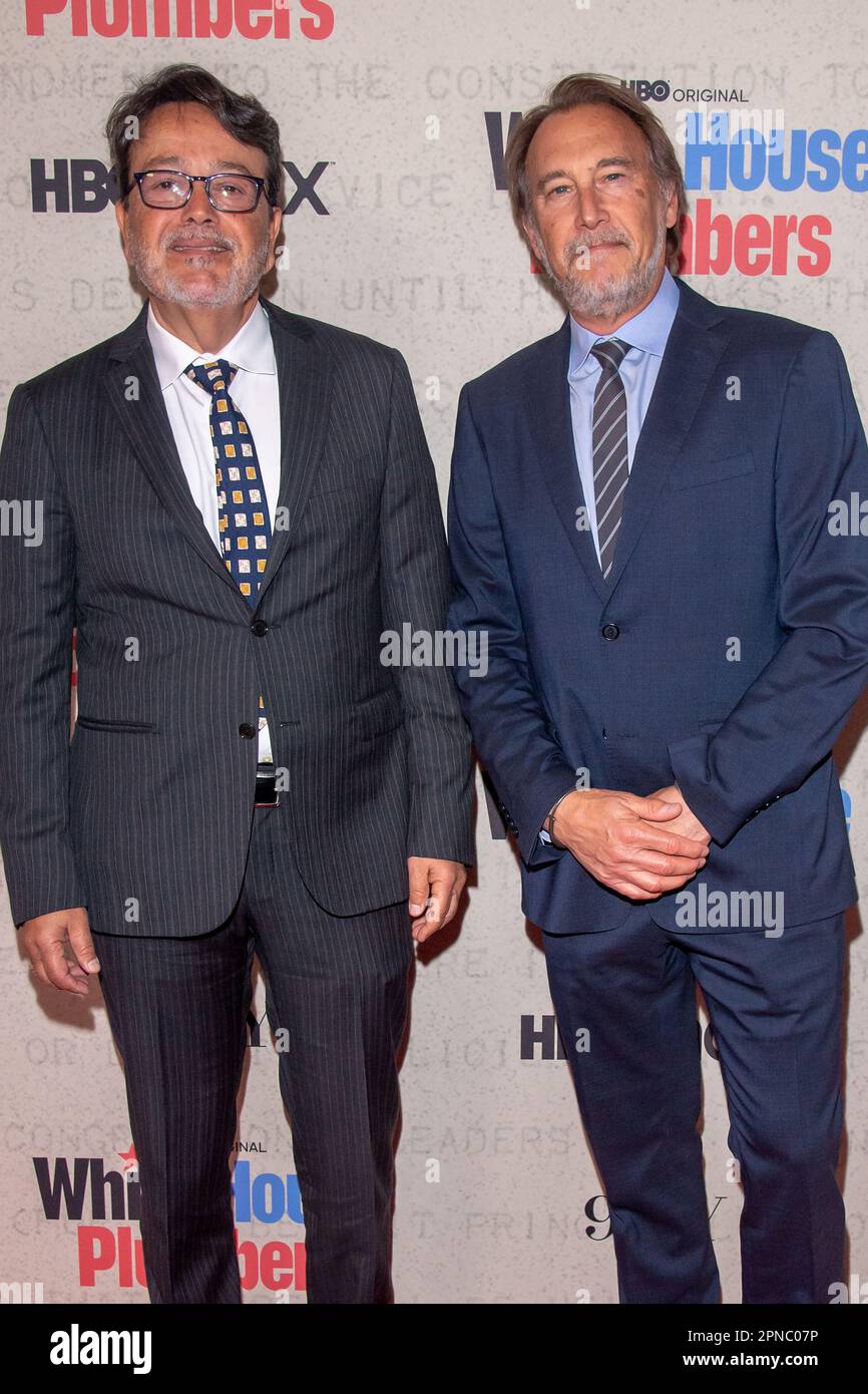 NEW YORK, NEW YORK - APRIL 17: Len Amato and Gregg Fienberg attend HBO ...