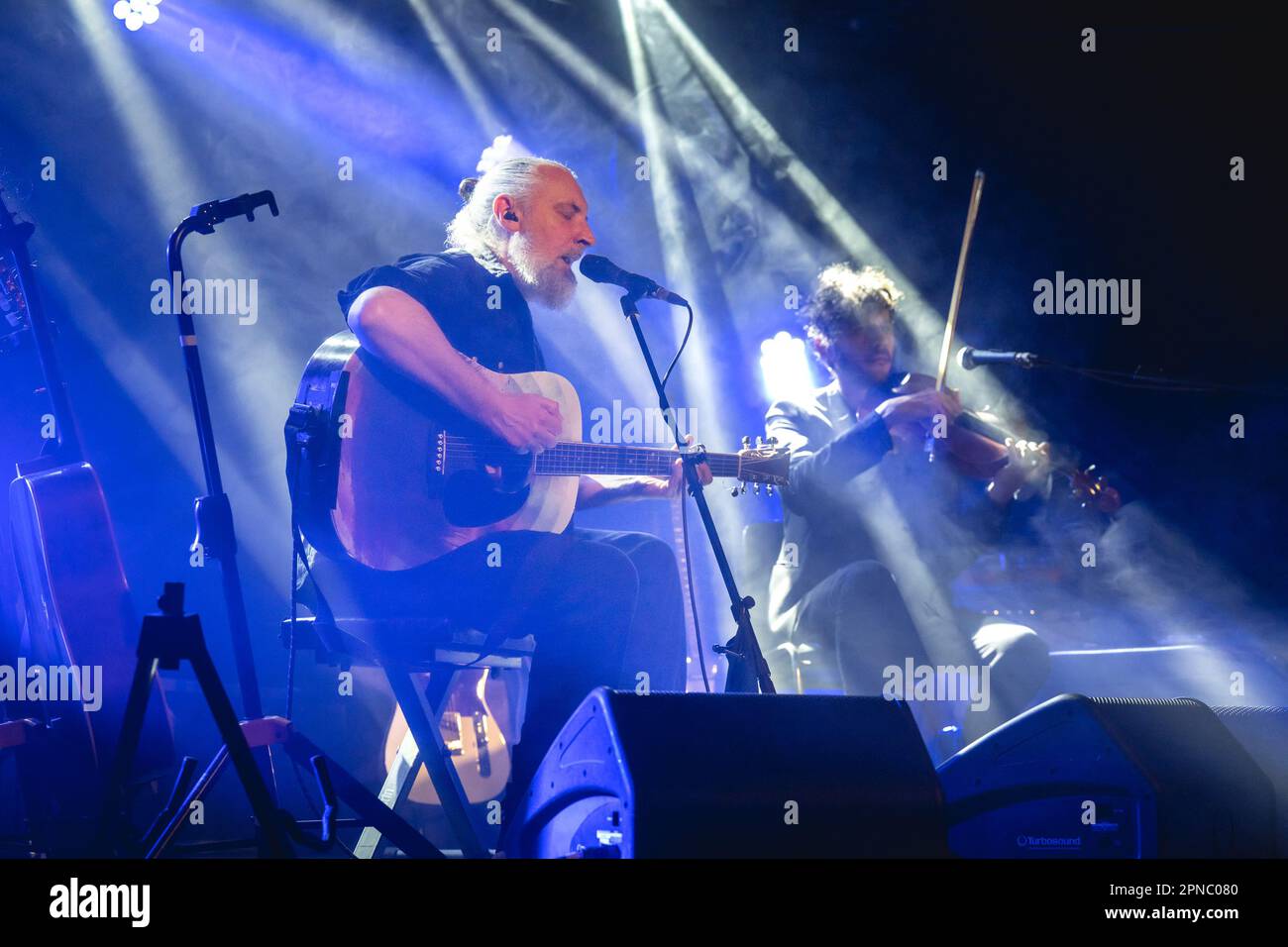 The British musician Fink (Fin Greenall) during the concert "Solo ...