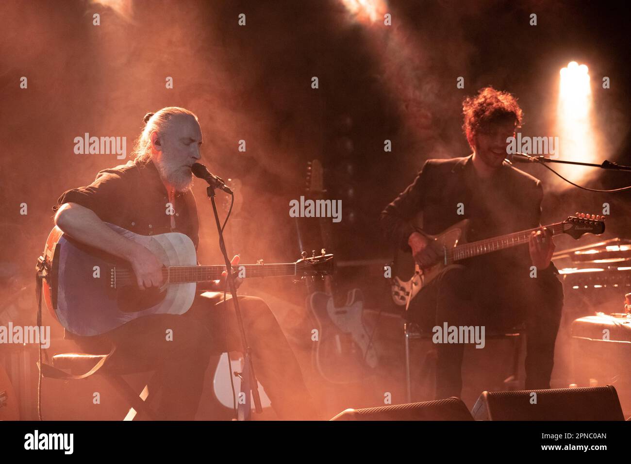 The British musician Fink (Fin Greenall) during the concert "Solo ...