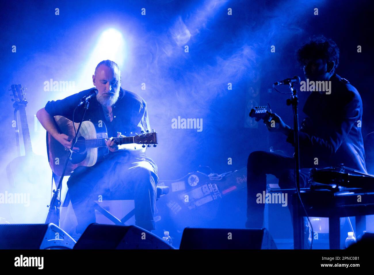 The British musician Fink (Fin Greenall) during the concert "Solo ...
