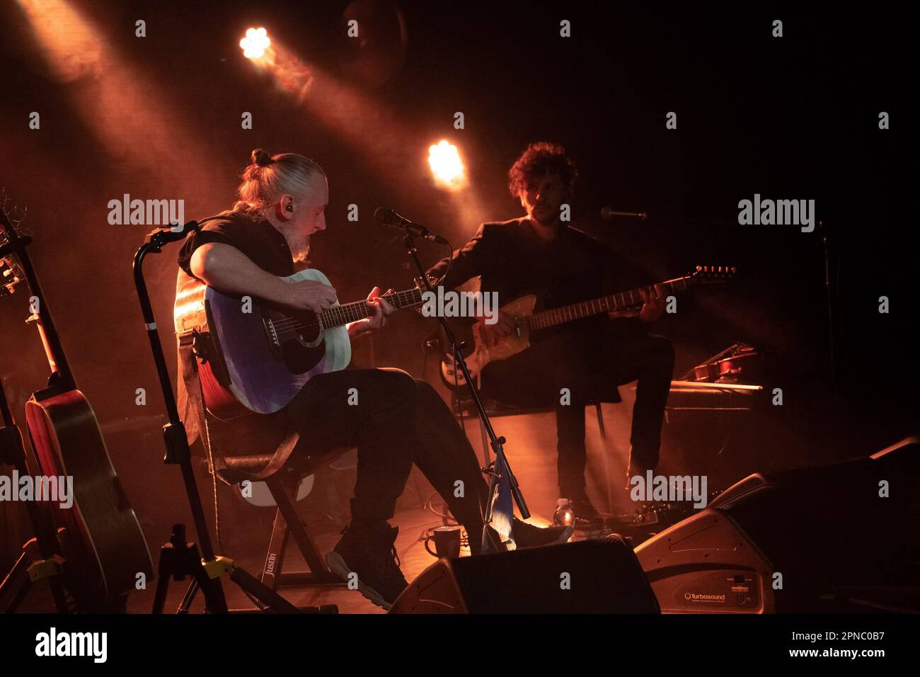 The British musician Fink (Fin Greenall) during the concert "Solo ...