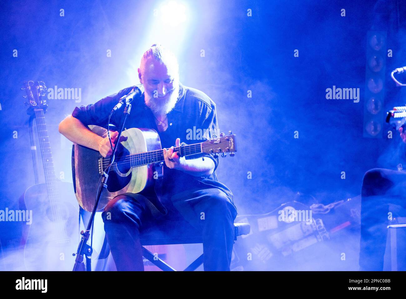 The British musician Fink (Fin Greenall) during the concert "Solo ...