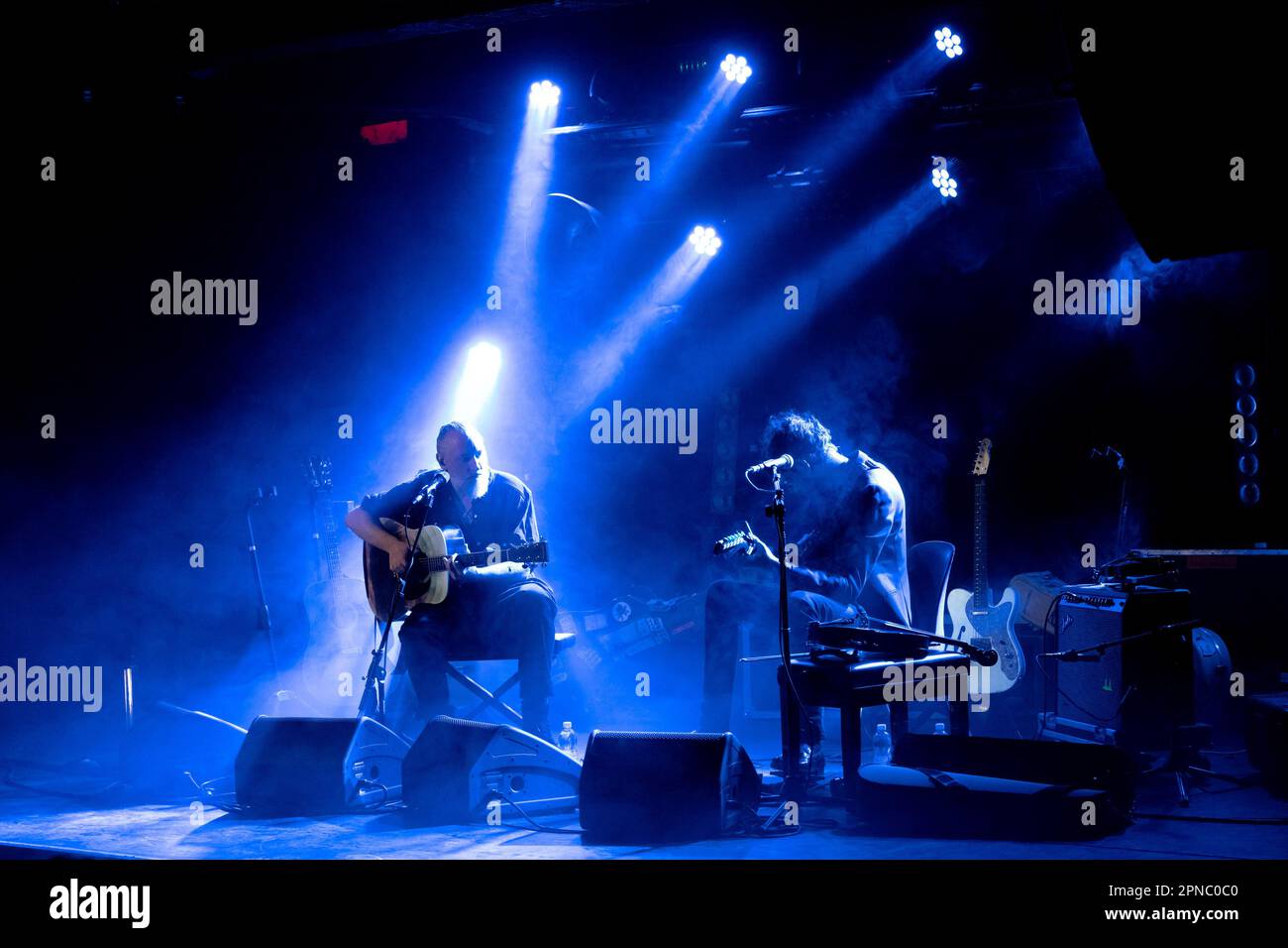 The British musician Fink (Fin Greenall) during the concert "Solo ...