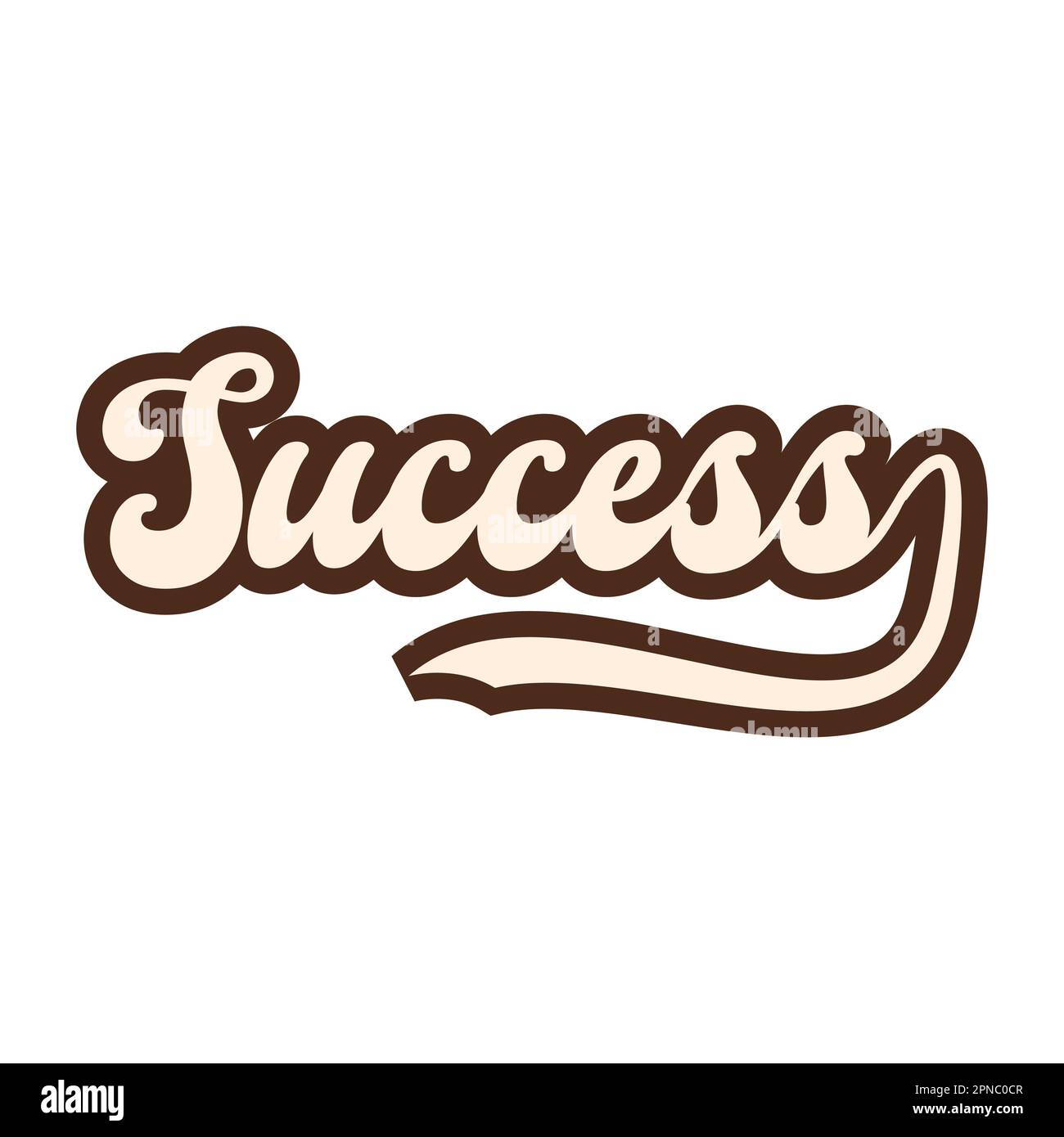 Success motivational and inspirational lettering colorful style text ...