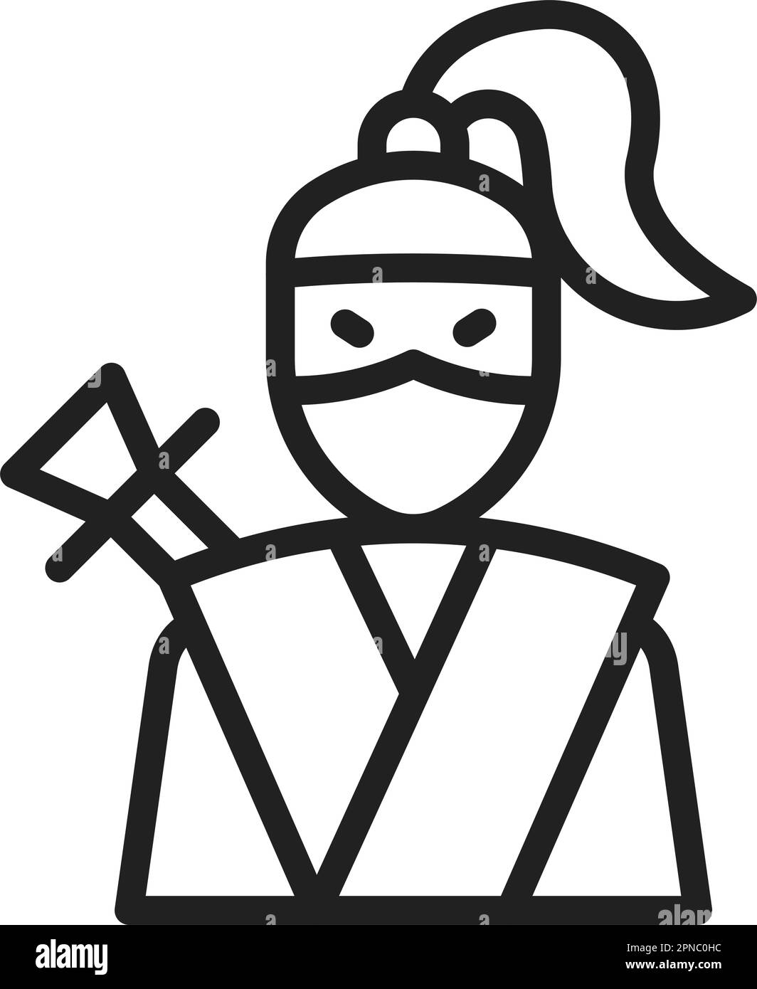 Kunoichi icon vector image. Suitable for mobile apps, web apps and print media Stock Vector ...