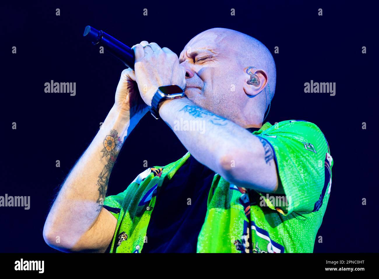 Max Pezzali performing live during Max Pezzali - Max 30 nei Palasport ...