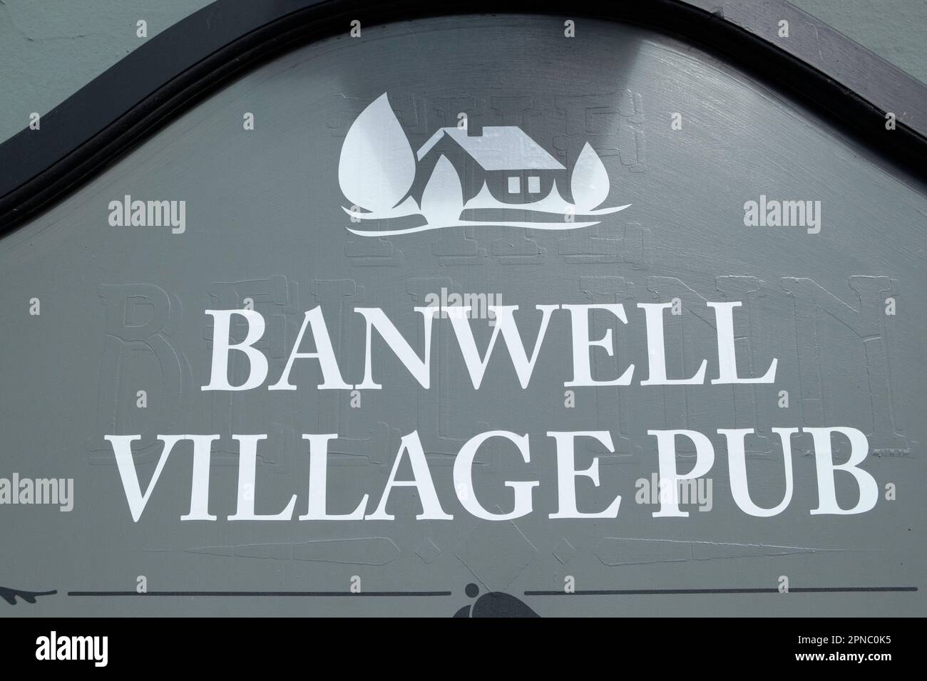 Around the Somerset village of Banwell, the Bell Inn, village pub Stock ...