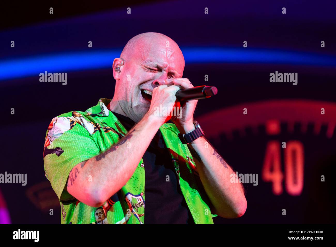 Max Pezzali performing live during Max Pezzali - Max 30 nei Palasport ...