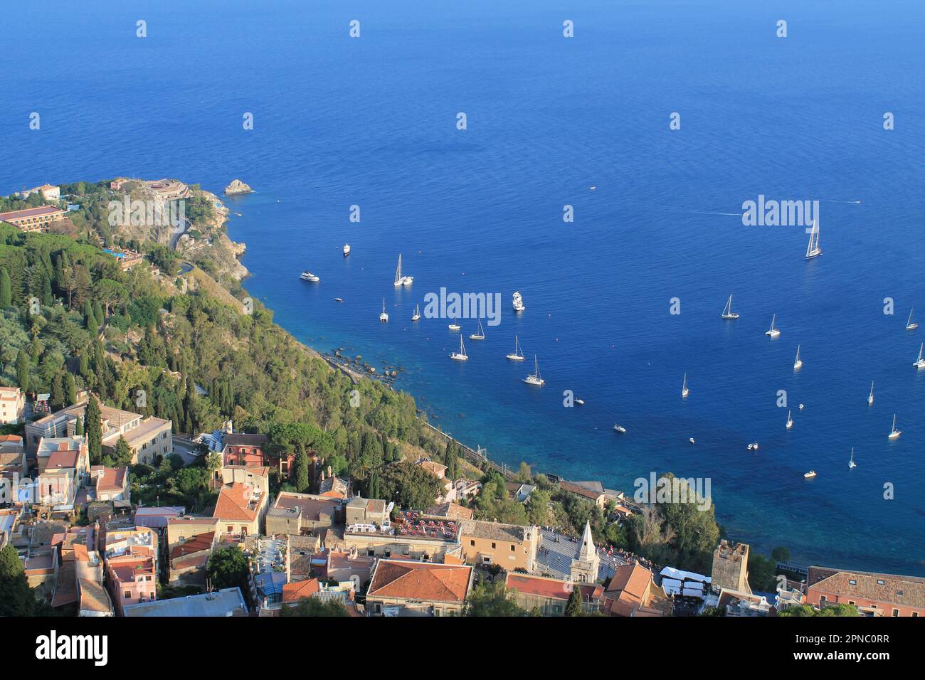Taormina viewpoint hi-res stock photography and images - Alamy