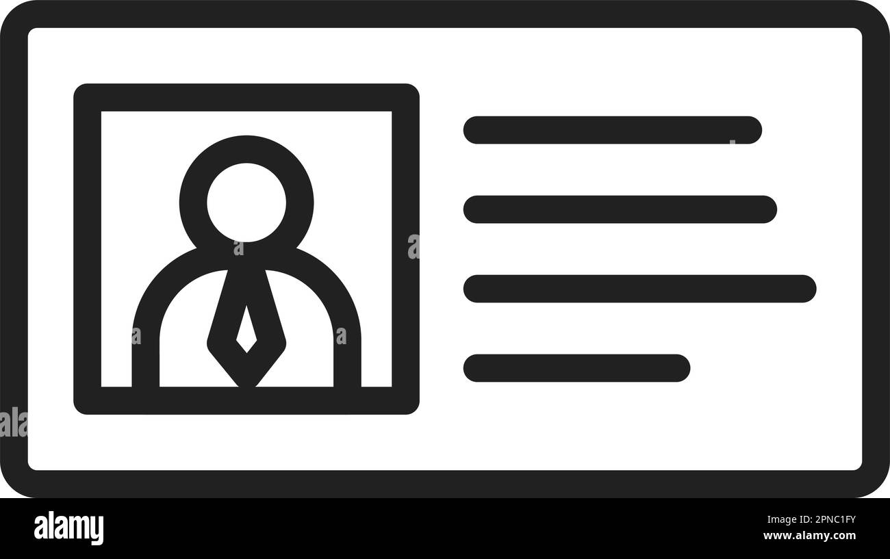 License to work icon vector image. Suitable for mobile apps, web apps and print media Stock ...