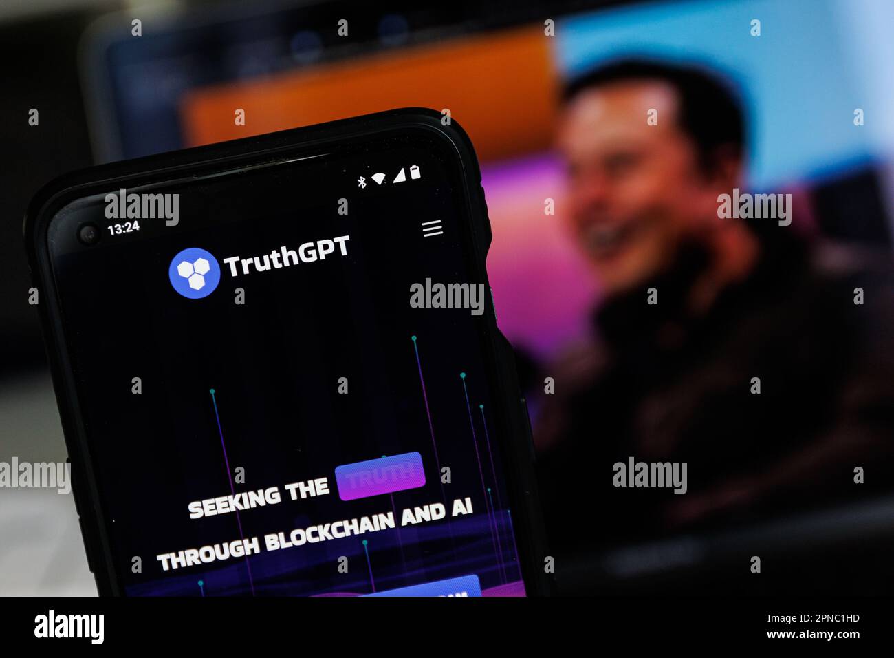 Truth social application hi-res stock photography and images - Alamy