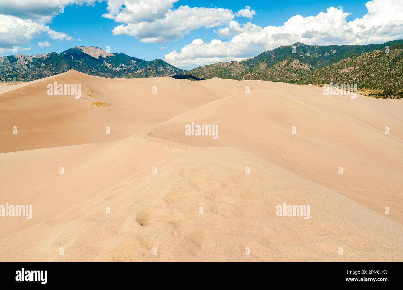 Great Sand Dunes National Park and Preserve in Colorado Stock Photo - Alamy
