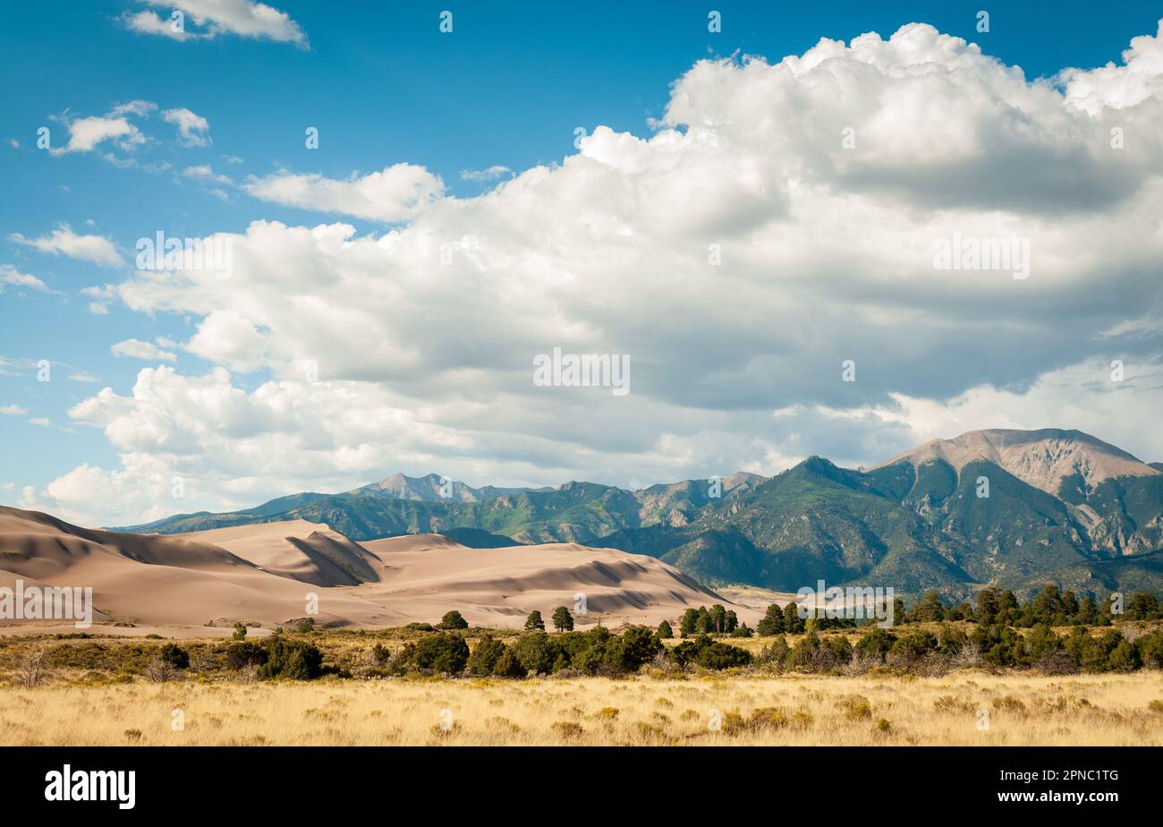 Great Sand Dunes National Park and Preserve in Colorado Stock Photo - Alamy