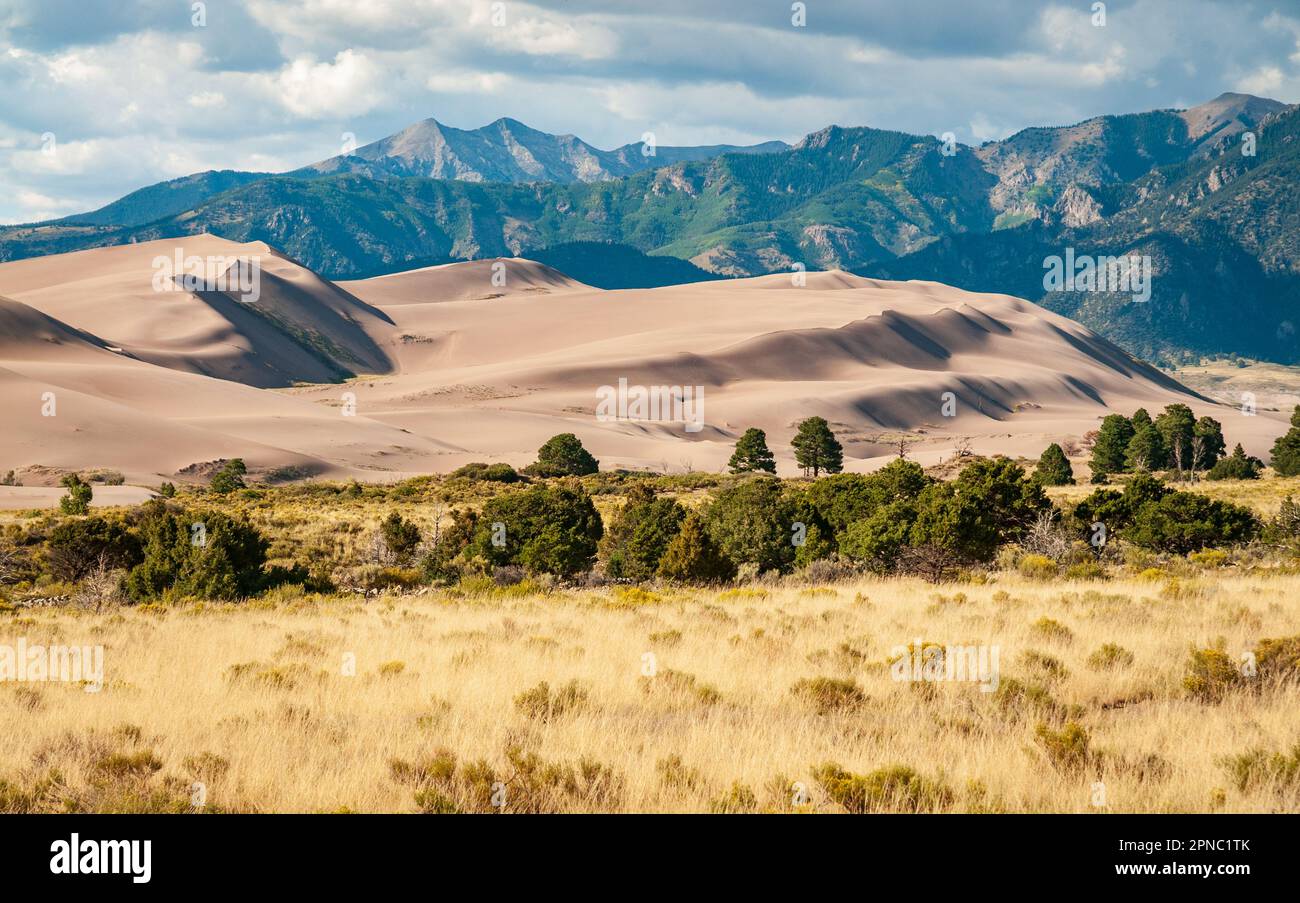 Great Sand Dunes National Park and Preserve in Colorado Stock Photo - Alamy