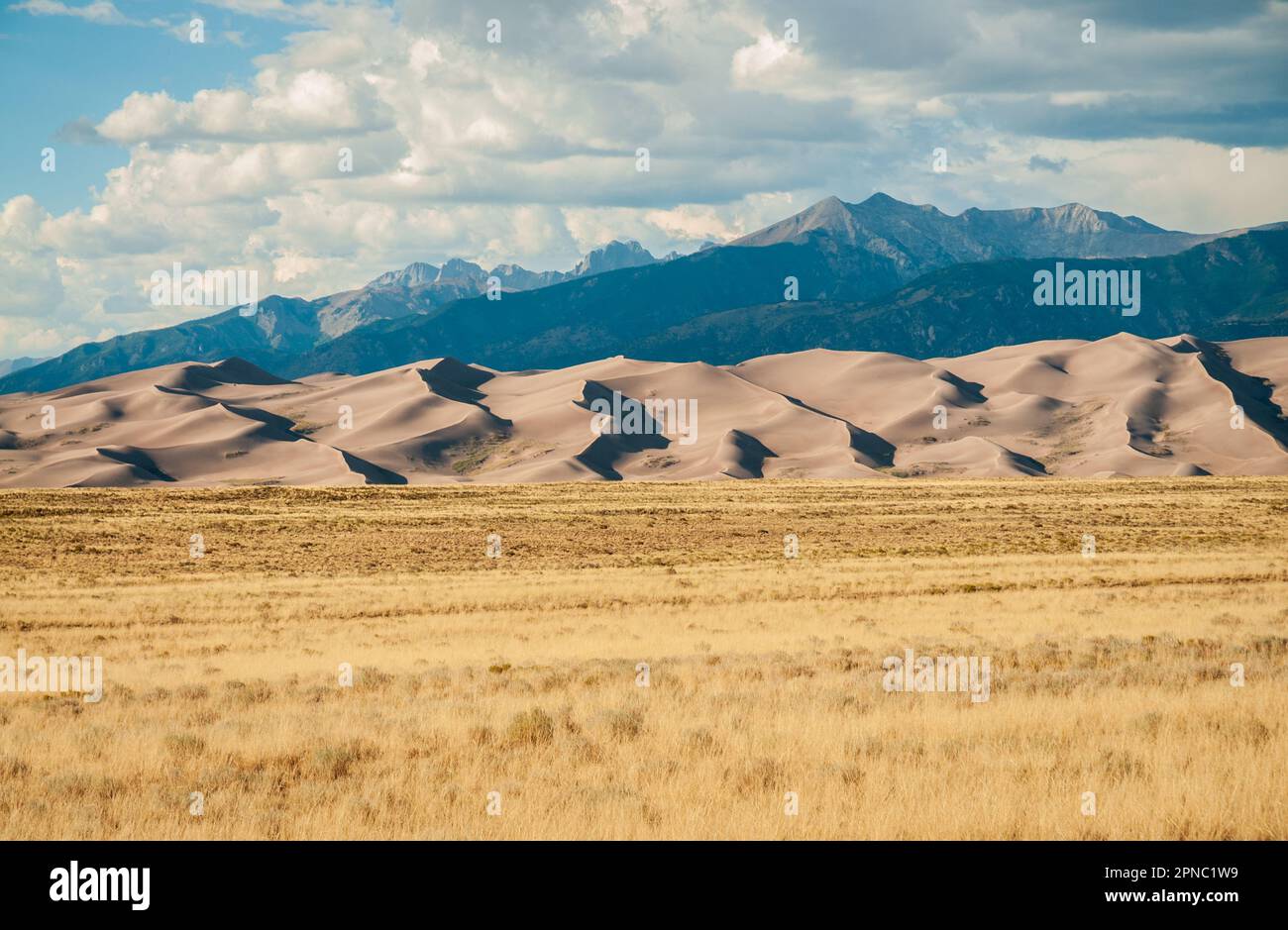 Great Sand Dunes National Park and Preserve in Colorado Stock Photo - Alamy