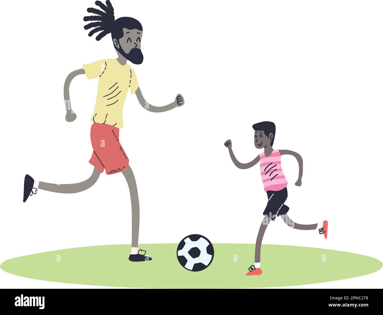 Father's Day Illustration, Father and Child Celebrating Father's Day ... Father's Day Illustration, Father and Child Celebrating Father's Day ...