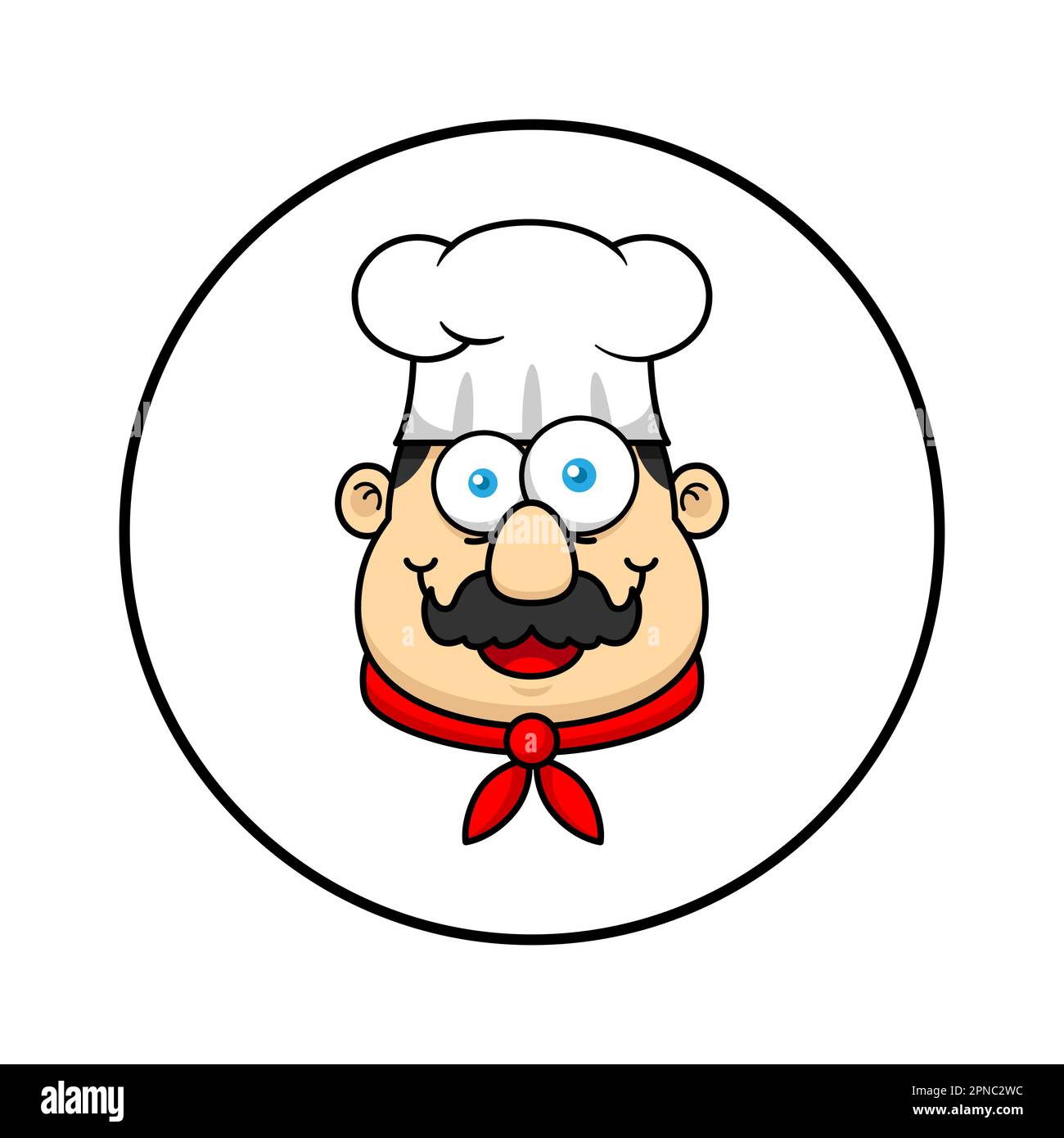 Cartoon chef expression Cut Out Stock Images & Pictures - Alamy
