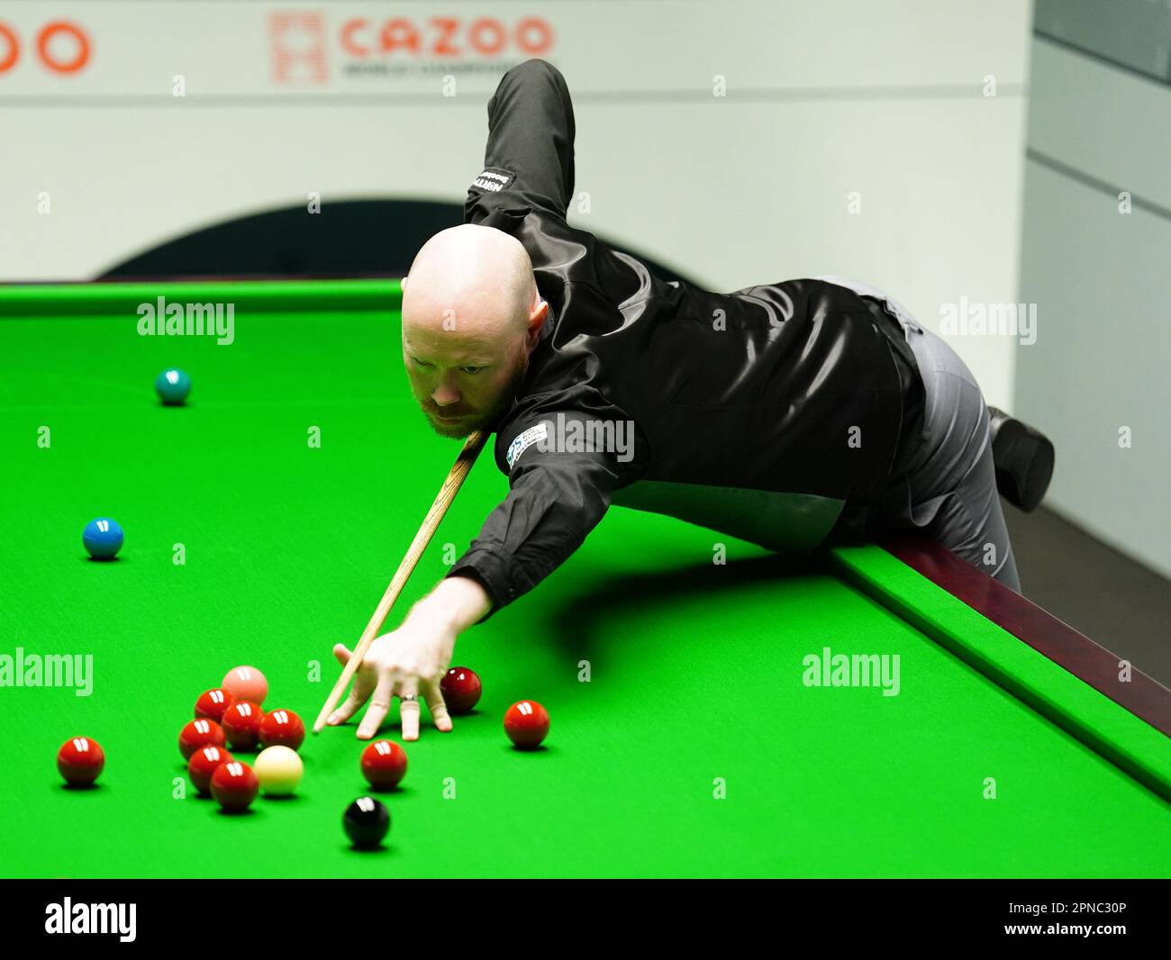 Gary Wilson during his match with Elliot Slessor during day four of the ...