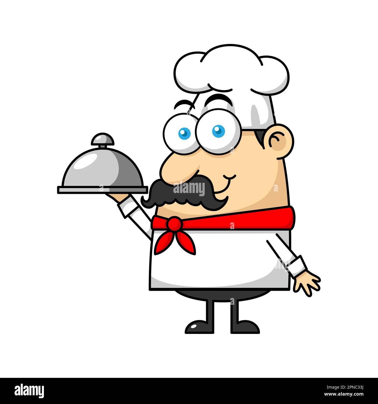 Chef Mascot Logo Character Stock Vector Image & Art - Alamy