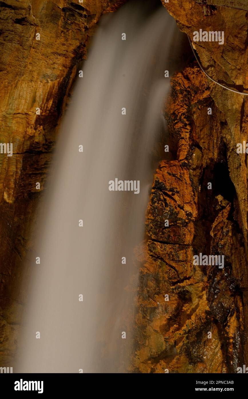 River and underground lake in the Bossea cave, was the first Italian ...