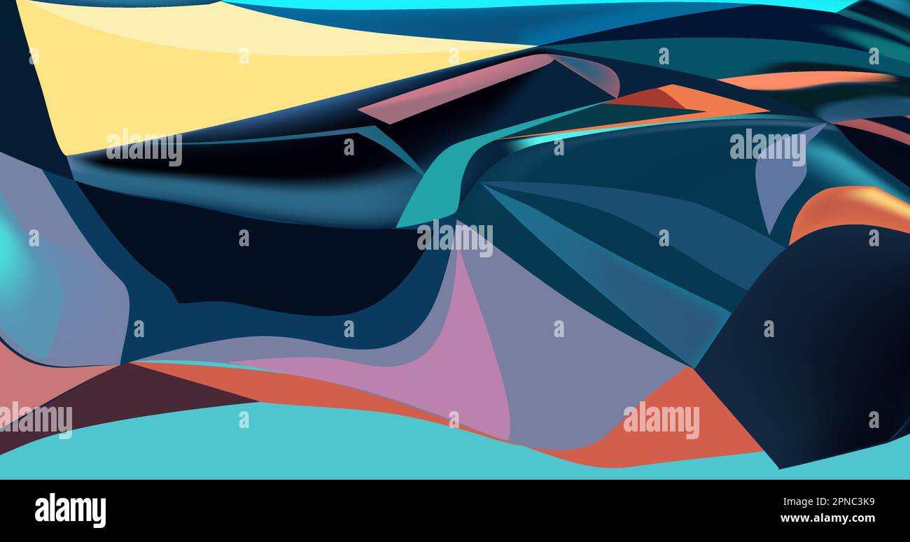 Vector blue neon hologram dreamy background.Minimalist design ...