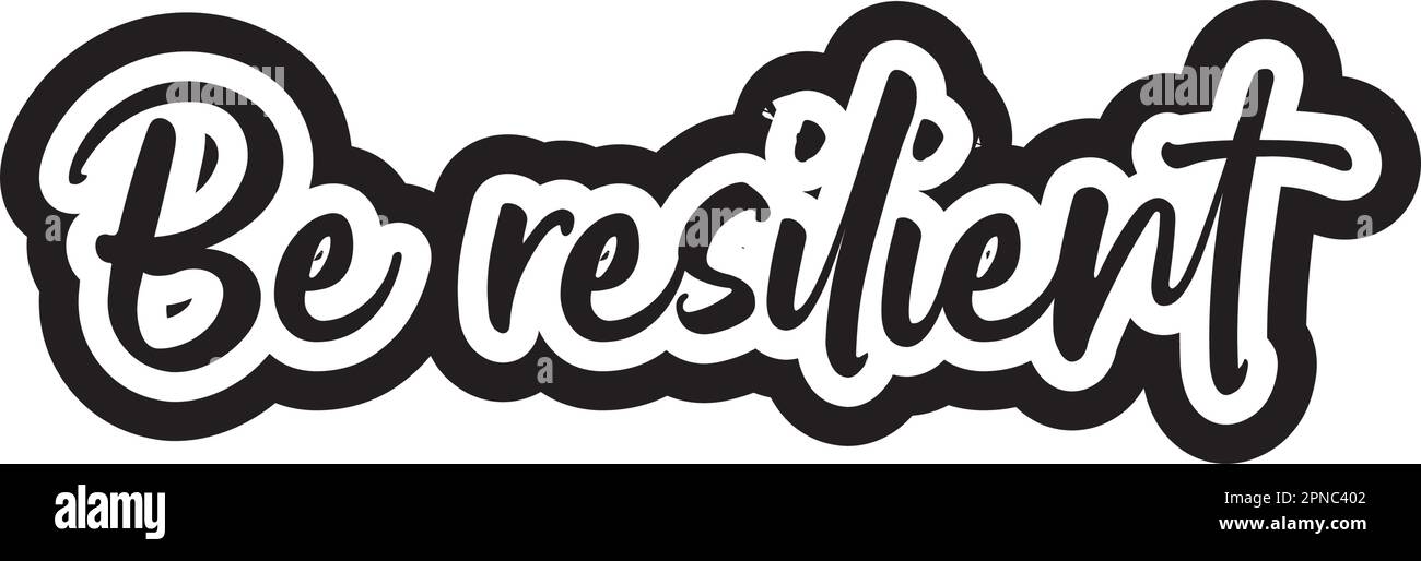 Be resistant motivational and inspirational lettering text typography t ...